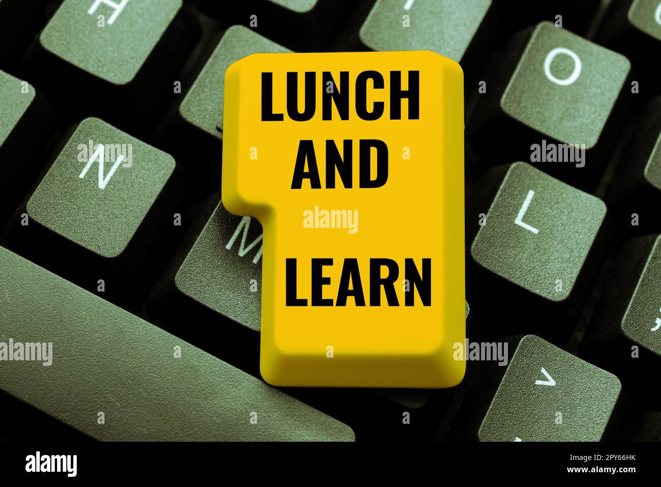 Inspiration showing sign Lunch And Learn. Conceptual photo Have meal ...