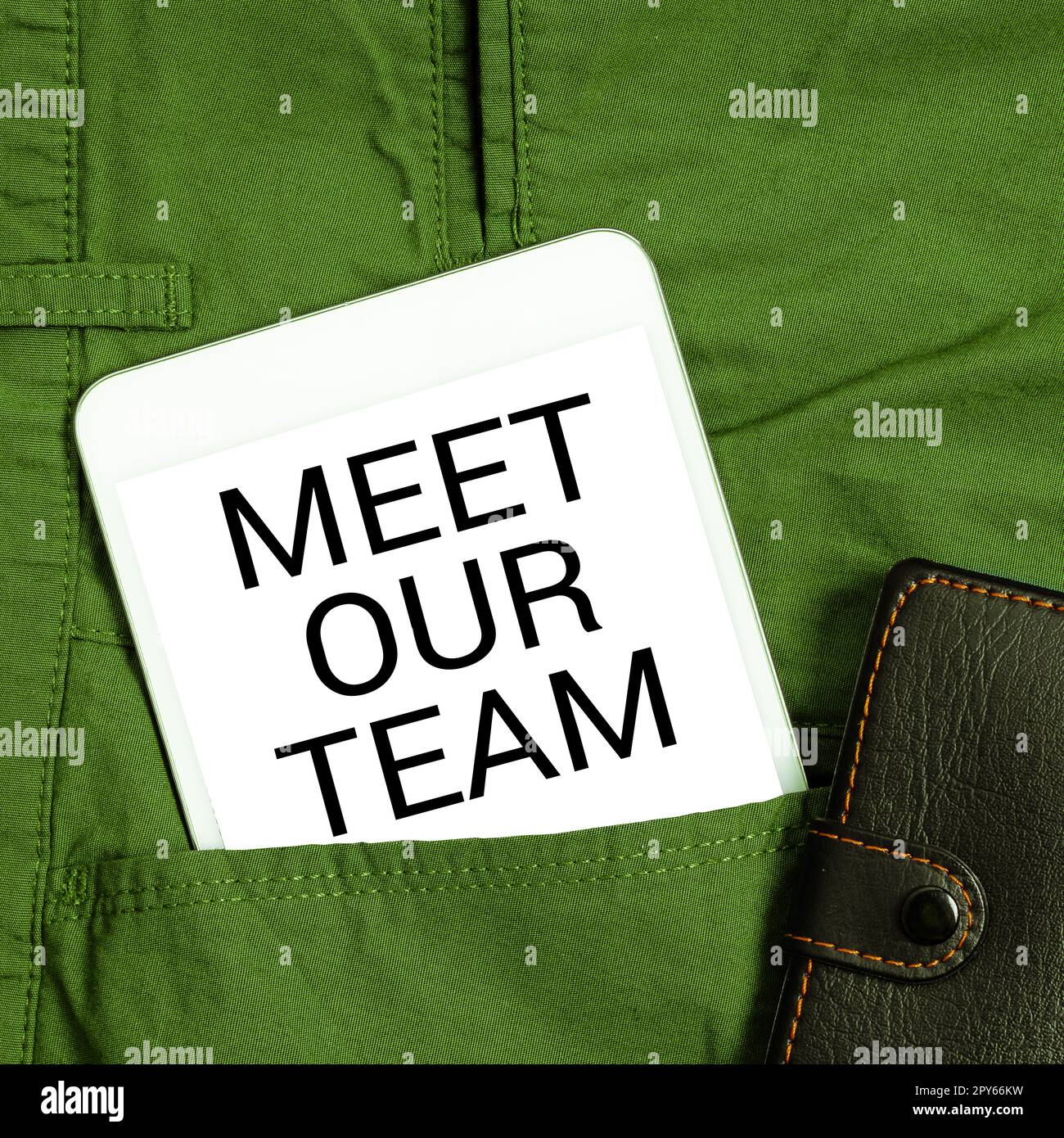 Writing displaying text Meet Our Team. Word Written on introducing ...