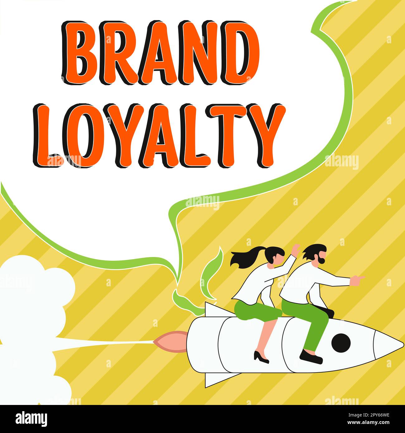 Sign displaying Brand Loyalty. Business showcase Repeat Purchase ...