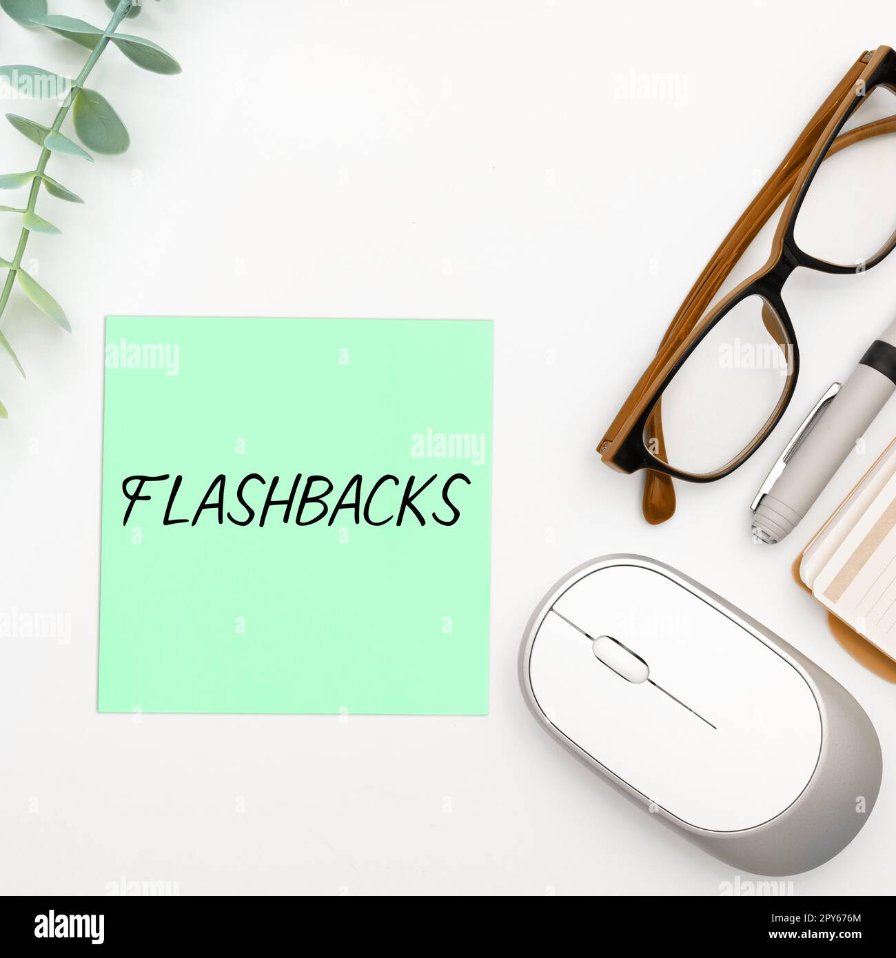 Handwriting Text Flashbacks Business Overview Interruption Of
