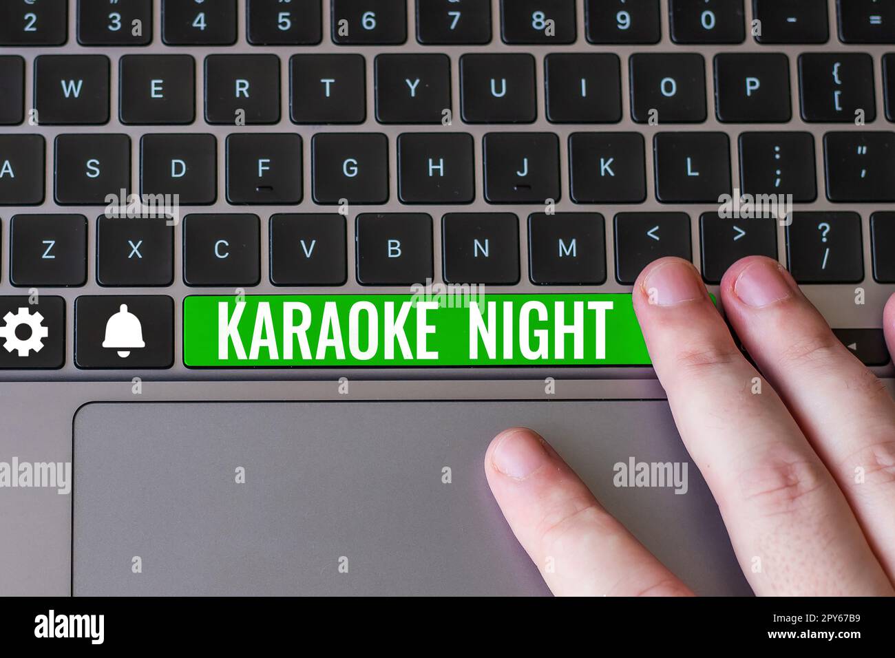 Conceptual caption Karaoke Night. Word Written on Entertainment singing ... Conceptual caption Karaoke Night. Word Written on Entertainment singing ...