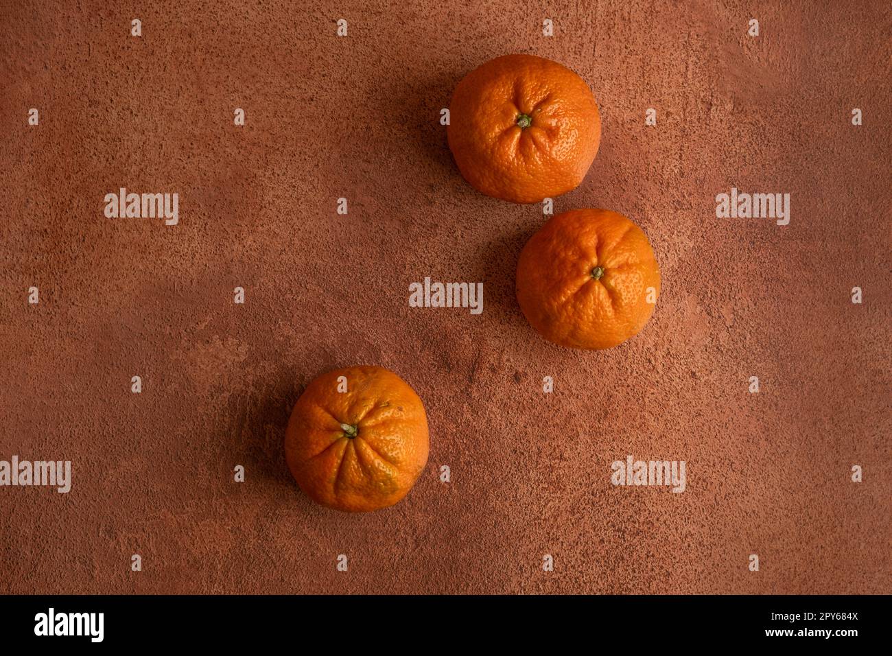 Top view tangerines on hi-res stock photography and images - Alamy