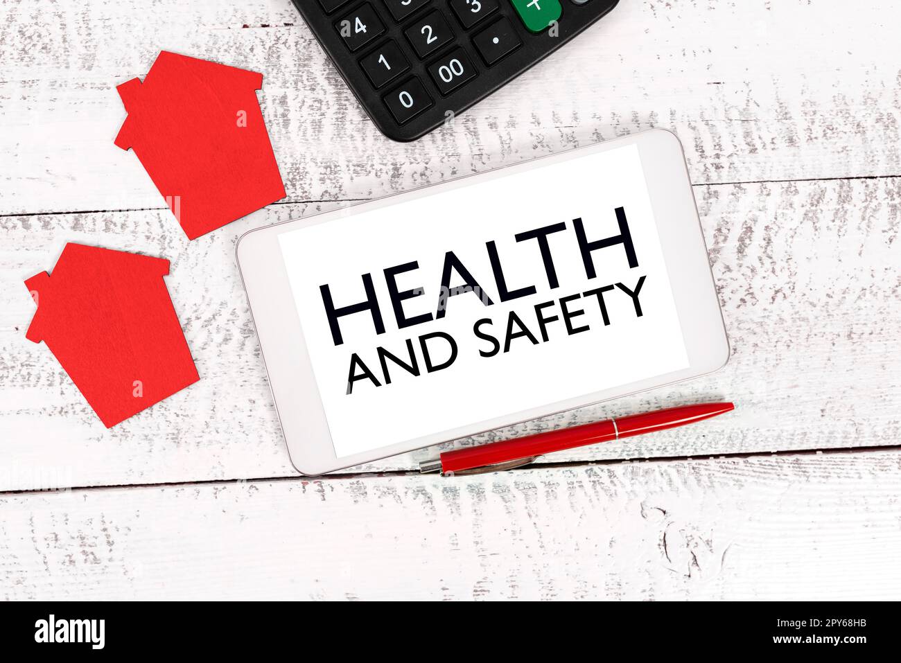 Conceptual display Health And Safety. Internet Concept Taking the ...