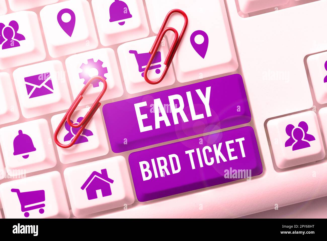 Sign displaying Early Bird Ticket. Business approach Buying a ticket ...