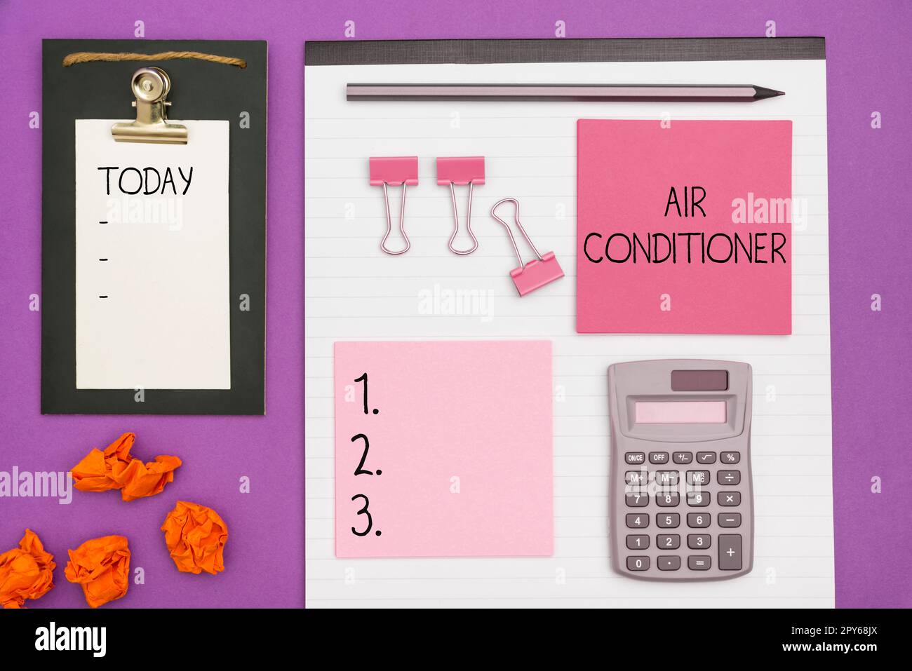 Handwriting text Air Conditioner. Business approach apparatus for ...