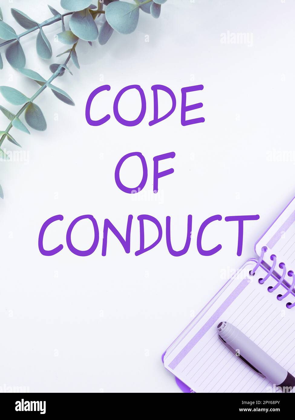 Inspiration showing sign Code Of Conduct. Business concept Ethics rules ...
