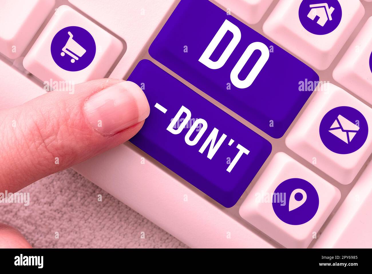 Dont touch sign hi-res stock photography and images - Alamy