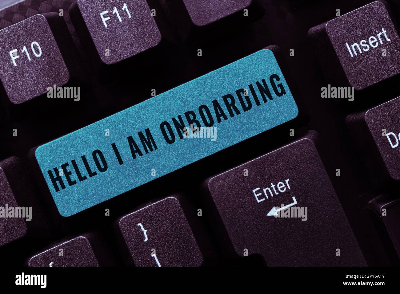 Conceptual display Hello I Am Onboarding. Internet Concept Action ...