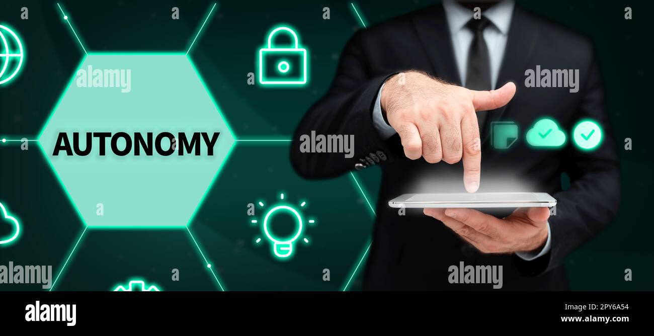 Inspiration Showing Sign Autonomy Concept Meaning Vehicle That Can Guide Itself Without Human