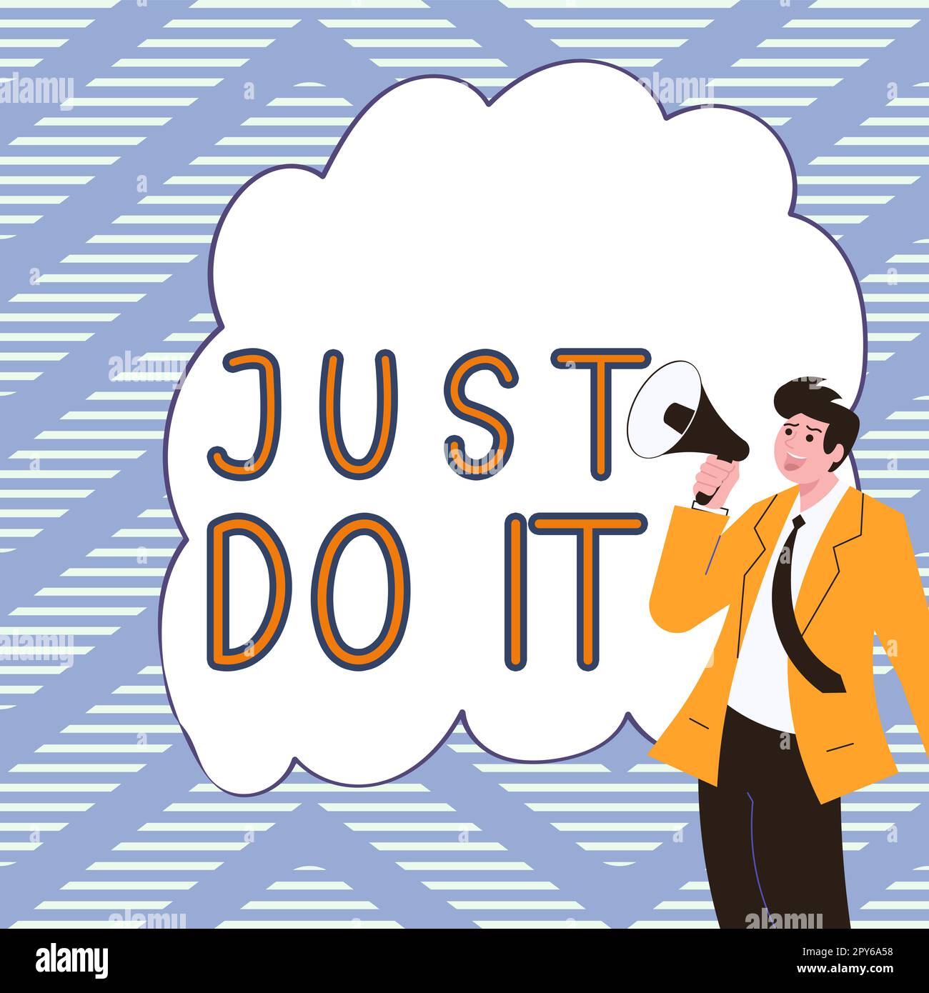 Text showing inspiration Just Do It. Internet Concept Motivation for ...