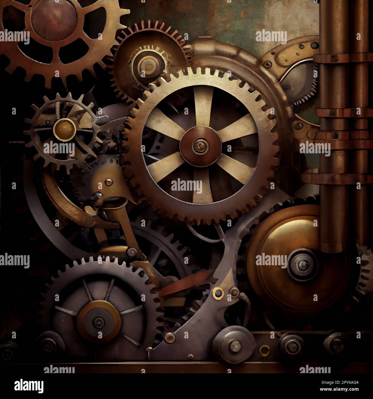 Steampunk machine hi-res stock photography and images - Alamy