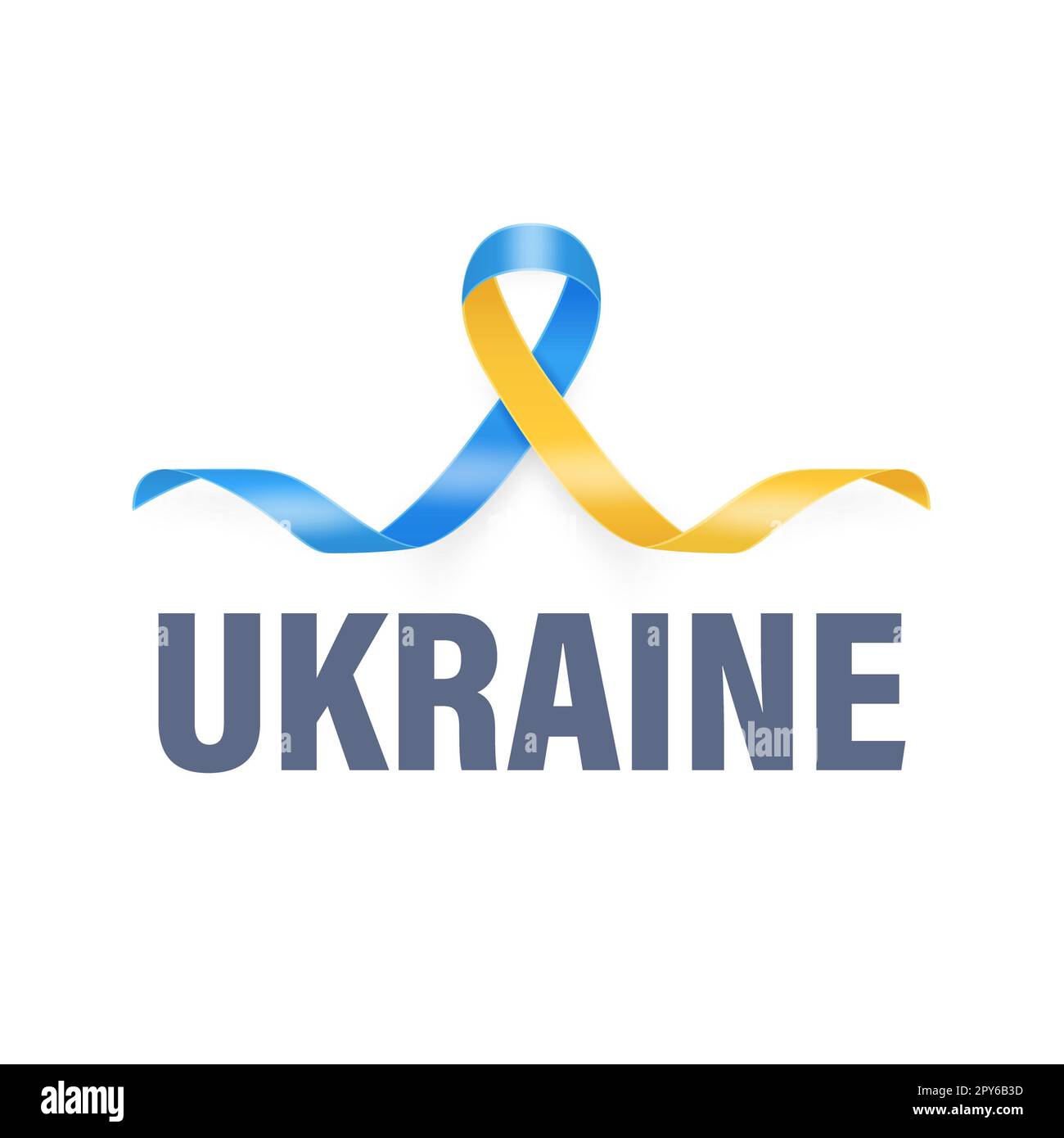 Stand with Ukraine. Anti War Call with the Smbol of Peace with Blue and ...