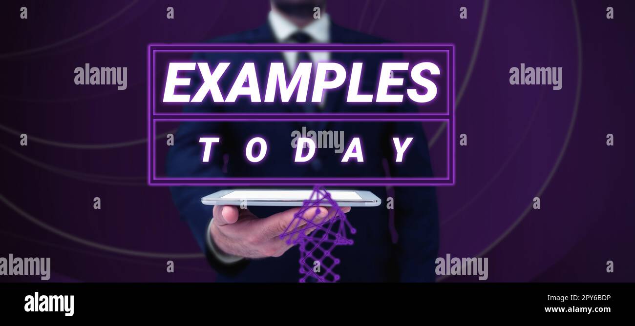 Text showing inspiration Examples. Conceptual photo photo Sample Model ...