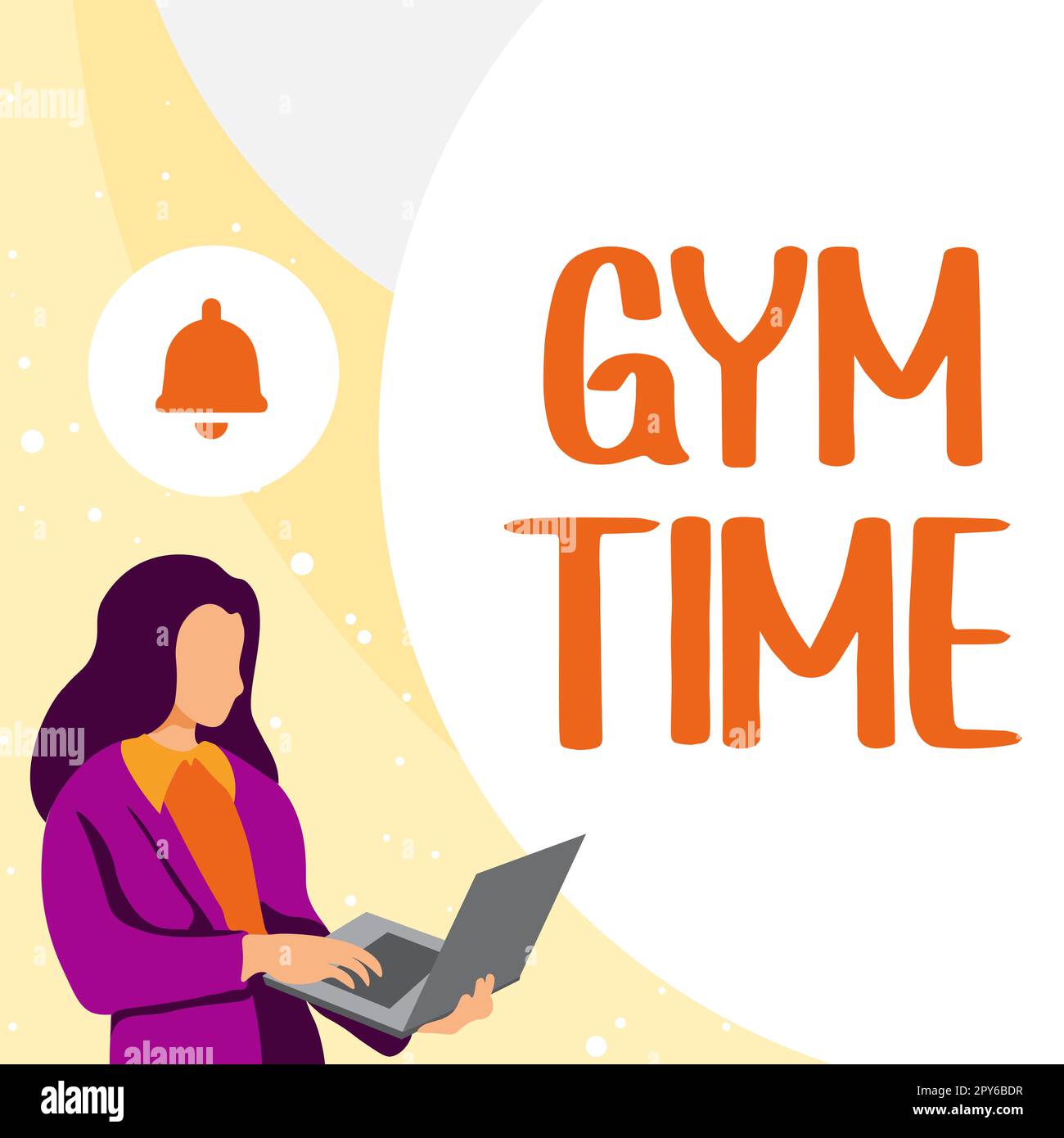 Handwriting text Gym Time. Business approach a motivation to start ...