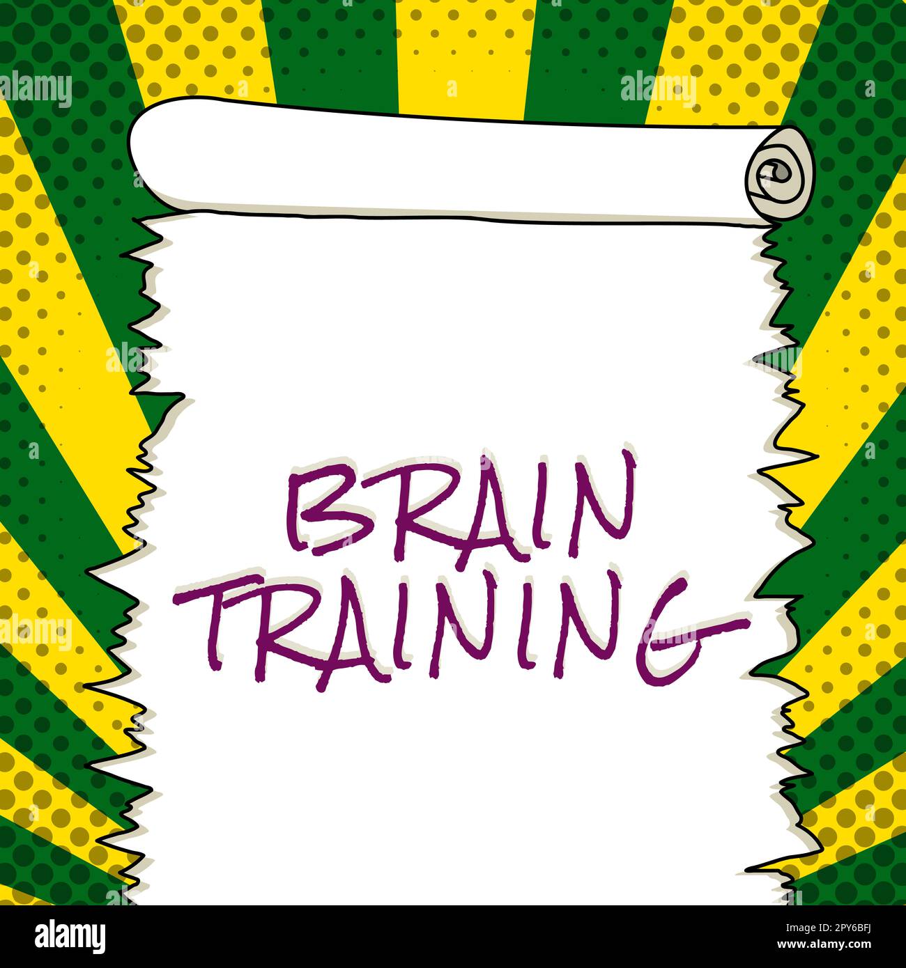 Sign displaying Brain Training. Business approach mental activities to ...