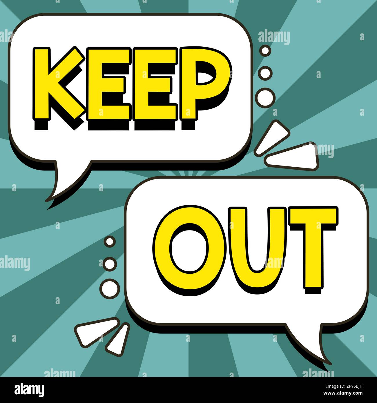 Writing displaying text Keep Out. Business approach to stop someone or ...