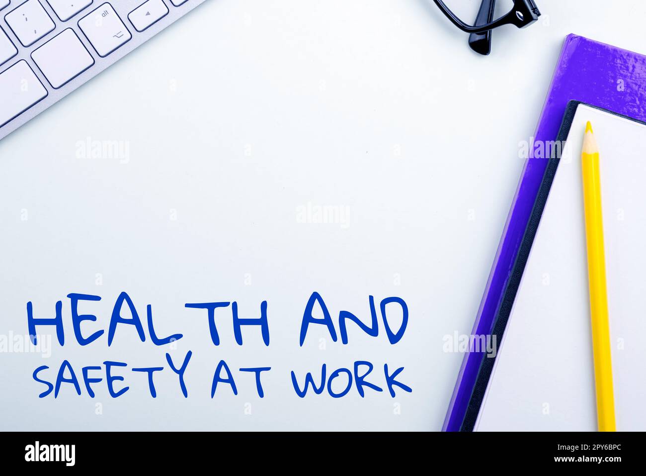 Hand writing sign Health And Safety At Work. Word Written on Secure ...