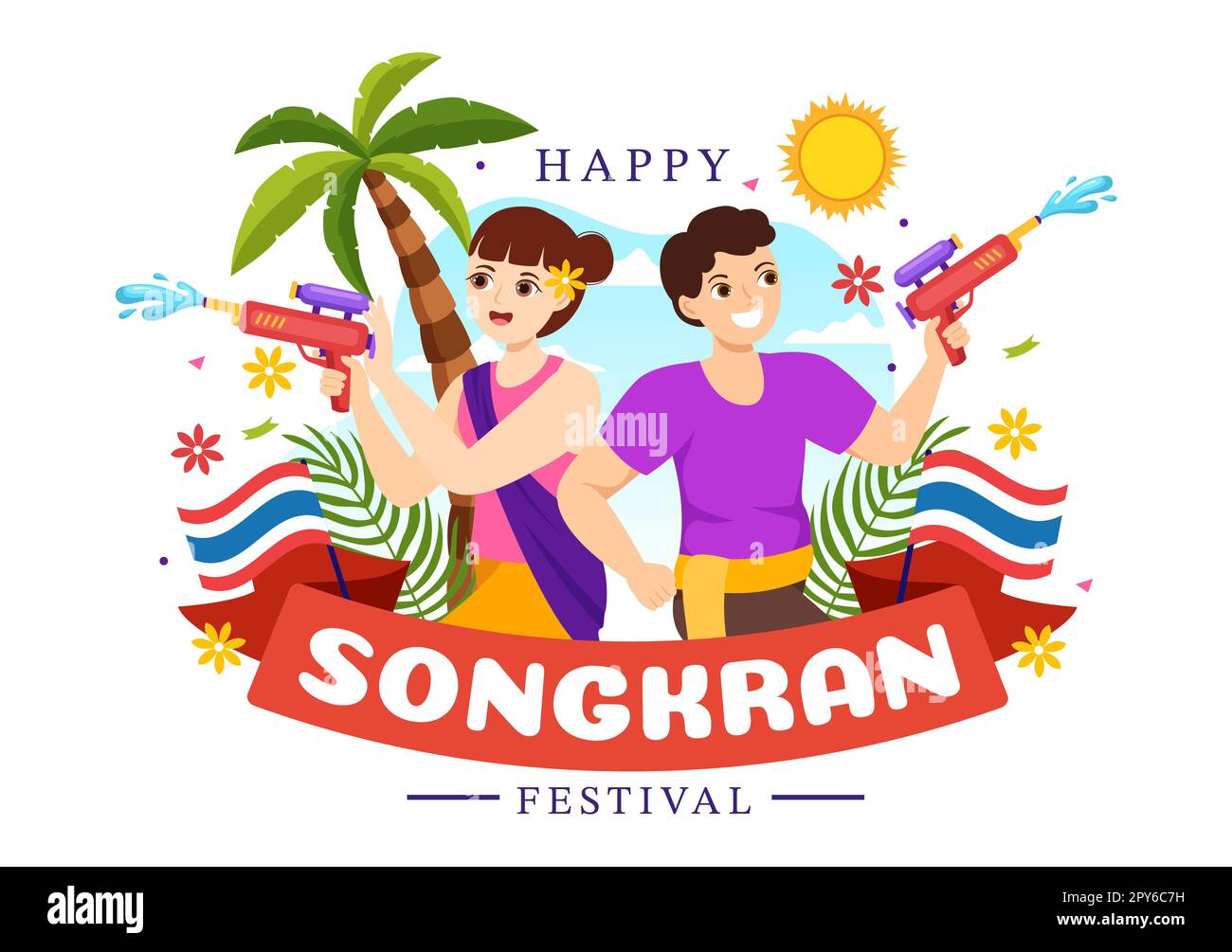 Songkran bangkok Cut Out Stock Images & Pictures - Alamy