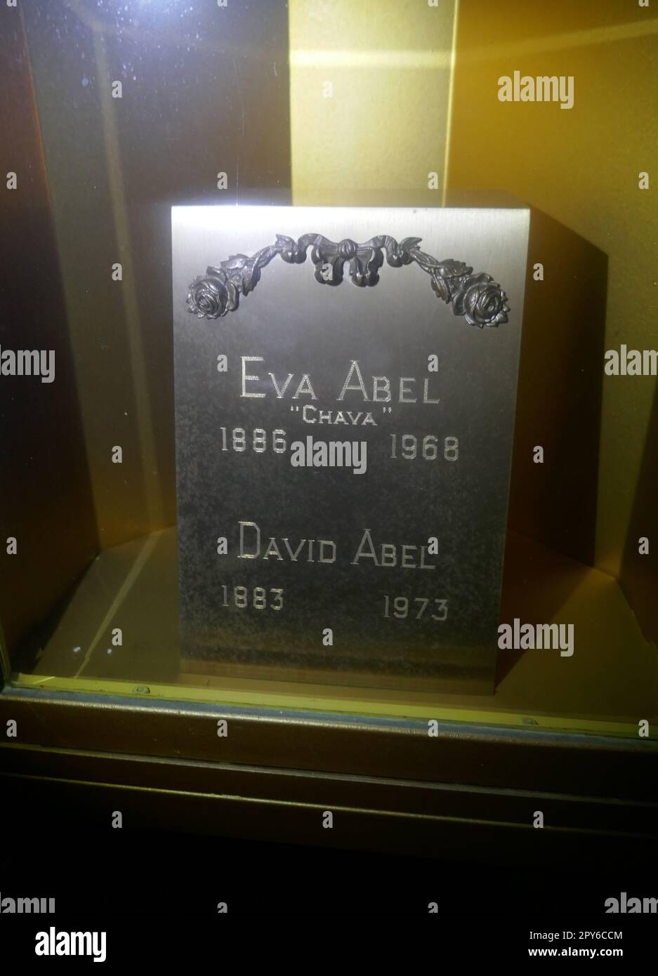 Los Angeles, California, USA 1st May 2023 Cinematographer David Abel Niche/Grave in Chapel ...