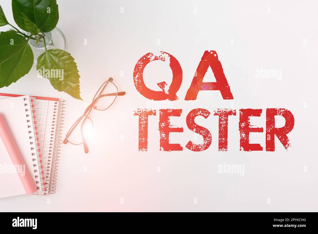 Conceptual display Qa Tester. Word for Quality assurance of an on going ...