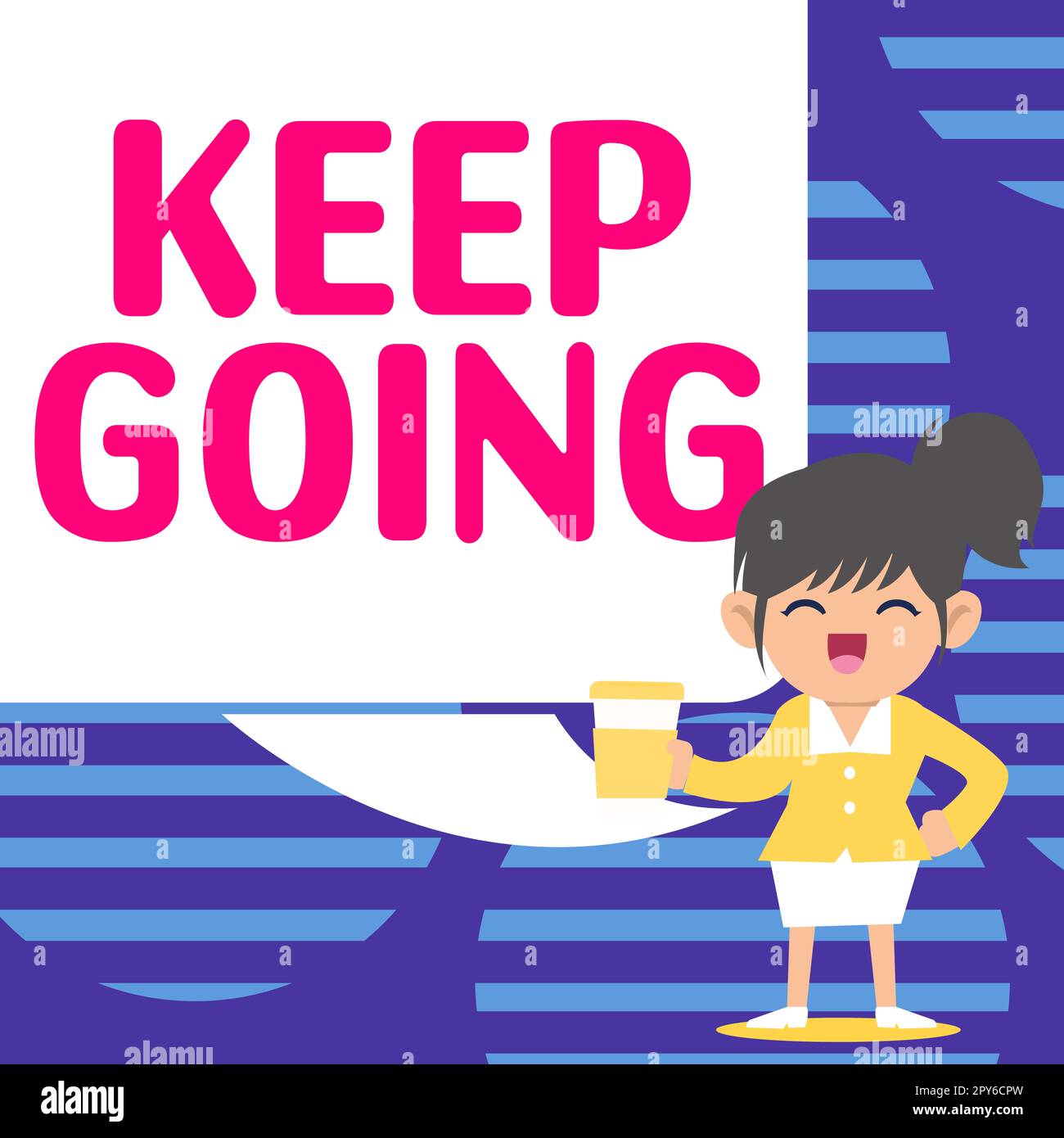 Sign displaying Keep Going. Business idea make an effort to live ...