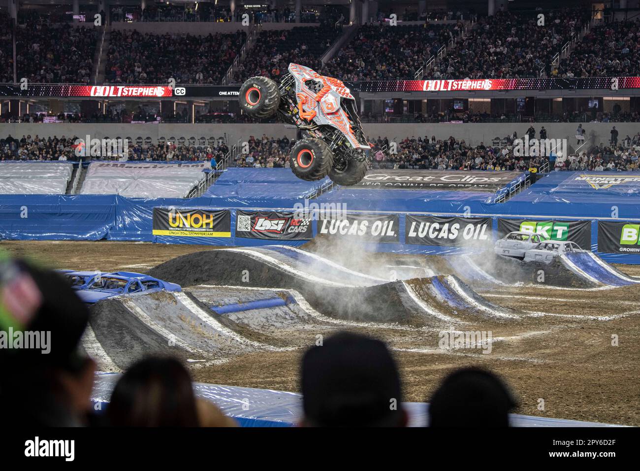 ThuderROARous (cq) driven by Colt Stevens attempts a big jump during ...