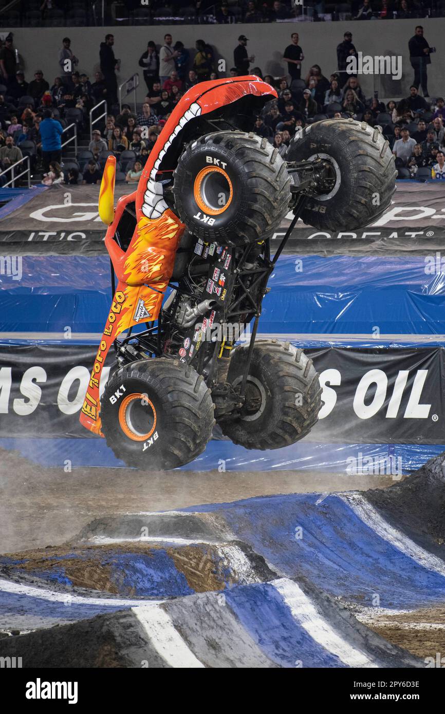 El Toro Loco driven by City Saucier in action during the free style ...