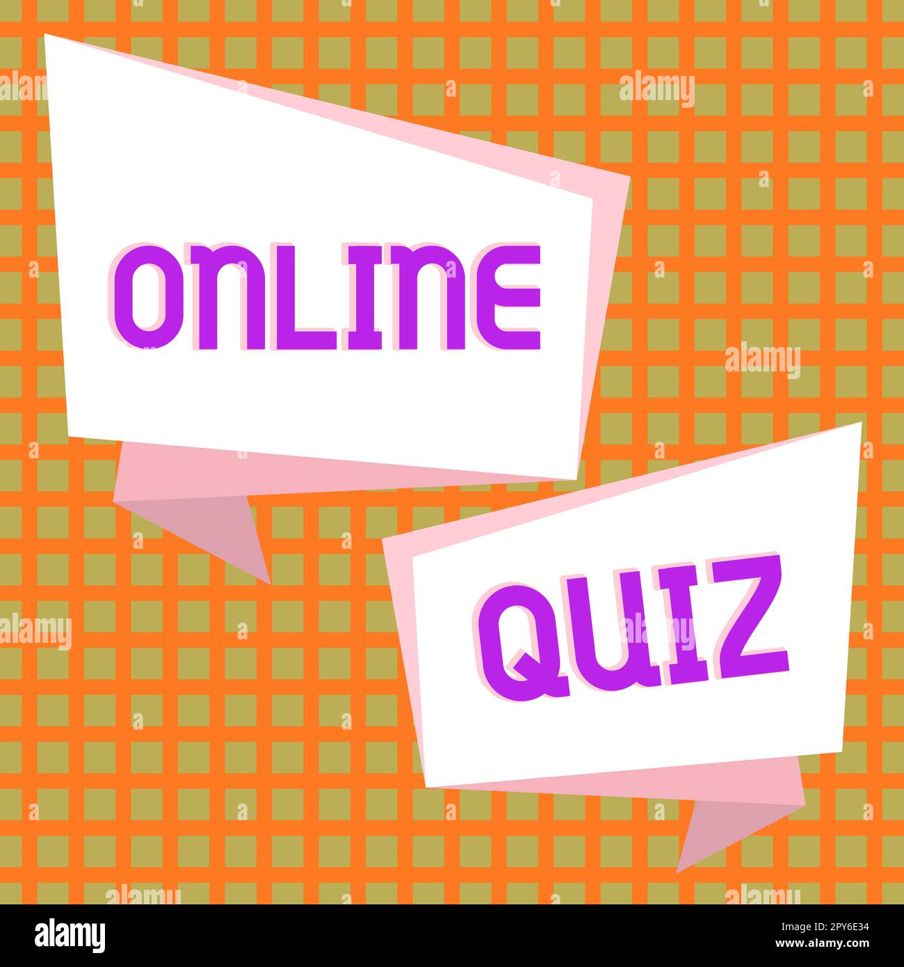 Conceptual caption Online Quiz. Internet Concept game or a mind sport ...