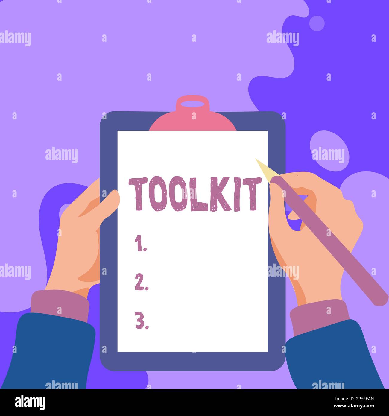 Writing displaying text Toolkit. Business approach set of tools kept in ...