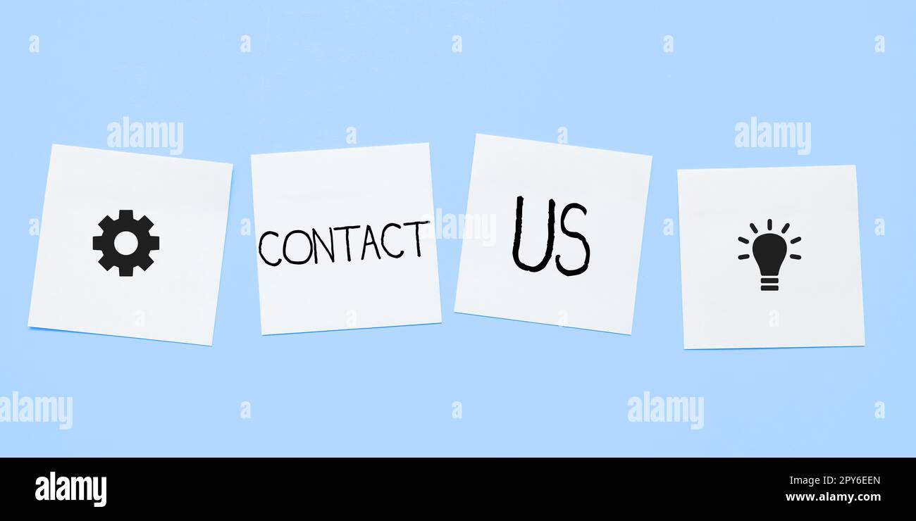 Conceptual caption Contact Us. Business idea Group of person that ... Conceptual caption Contact Us. Business idea Group of person that ...