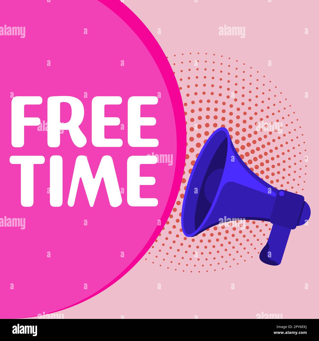 Handwriting text Free Time. Concept meaning time available for hobbies ...