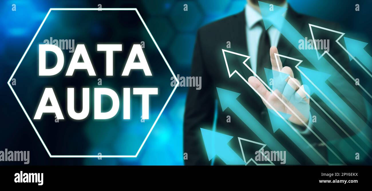 Hand writing sign Data Audit. Business approach auditing of data to ...