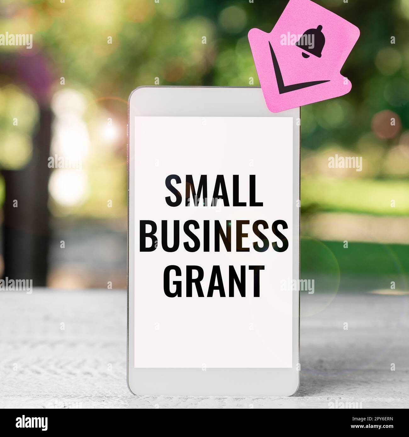 Inspiration showing sign Small Business Grant. Concept meaning an ...