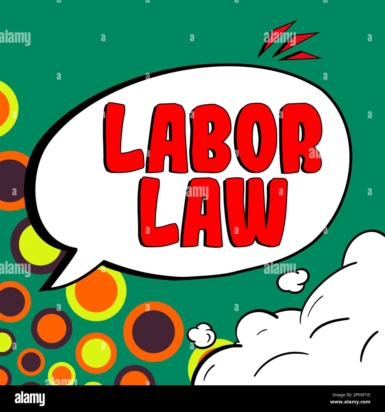 Inspiration showing sign Labor Law. Business concept rules relating to ...