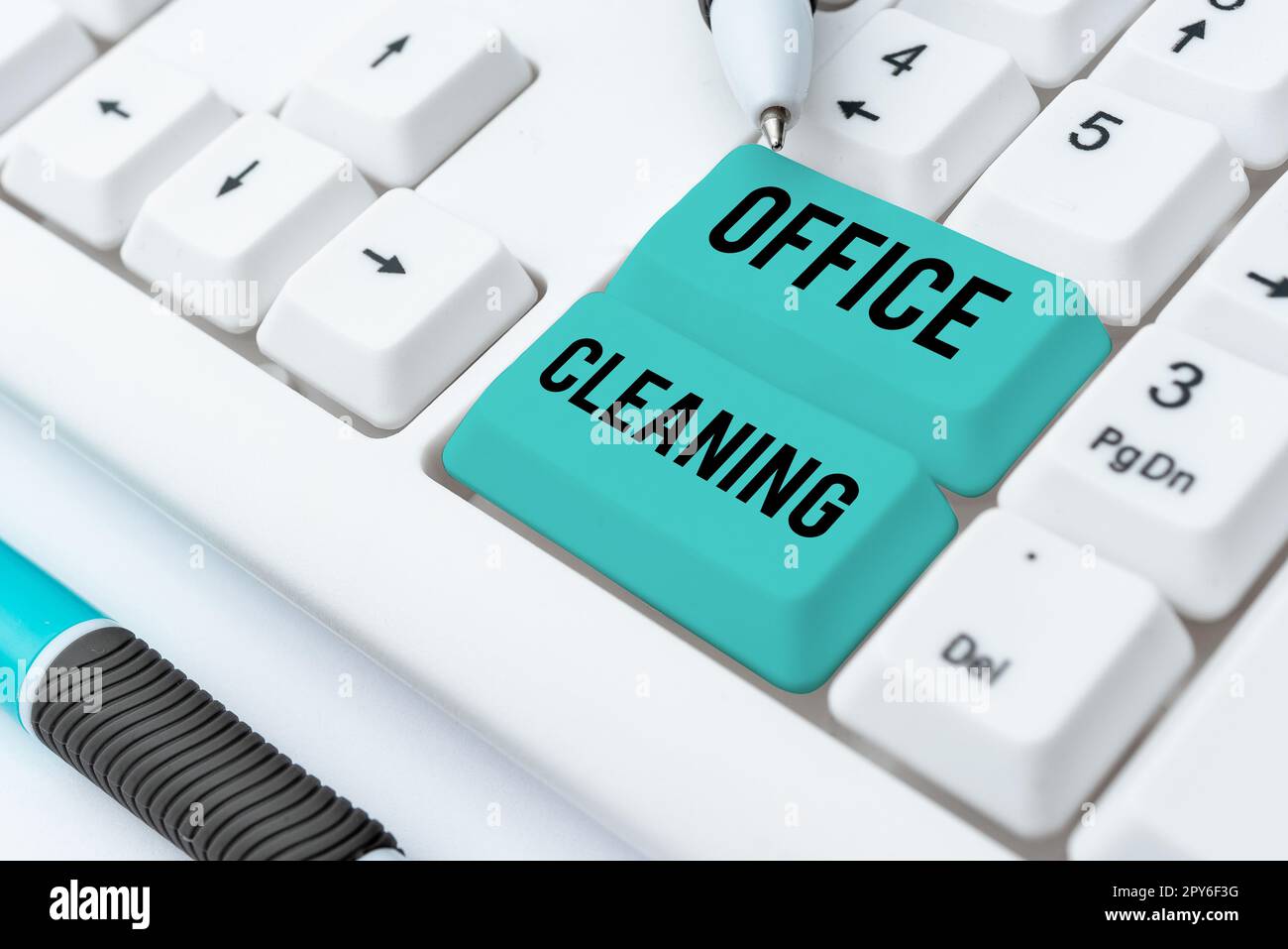 Handwriting text Office Cleaning. Internet Concept the action or ...