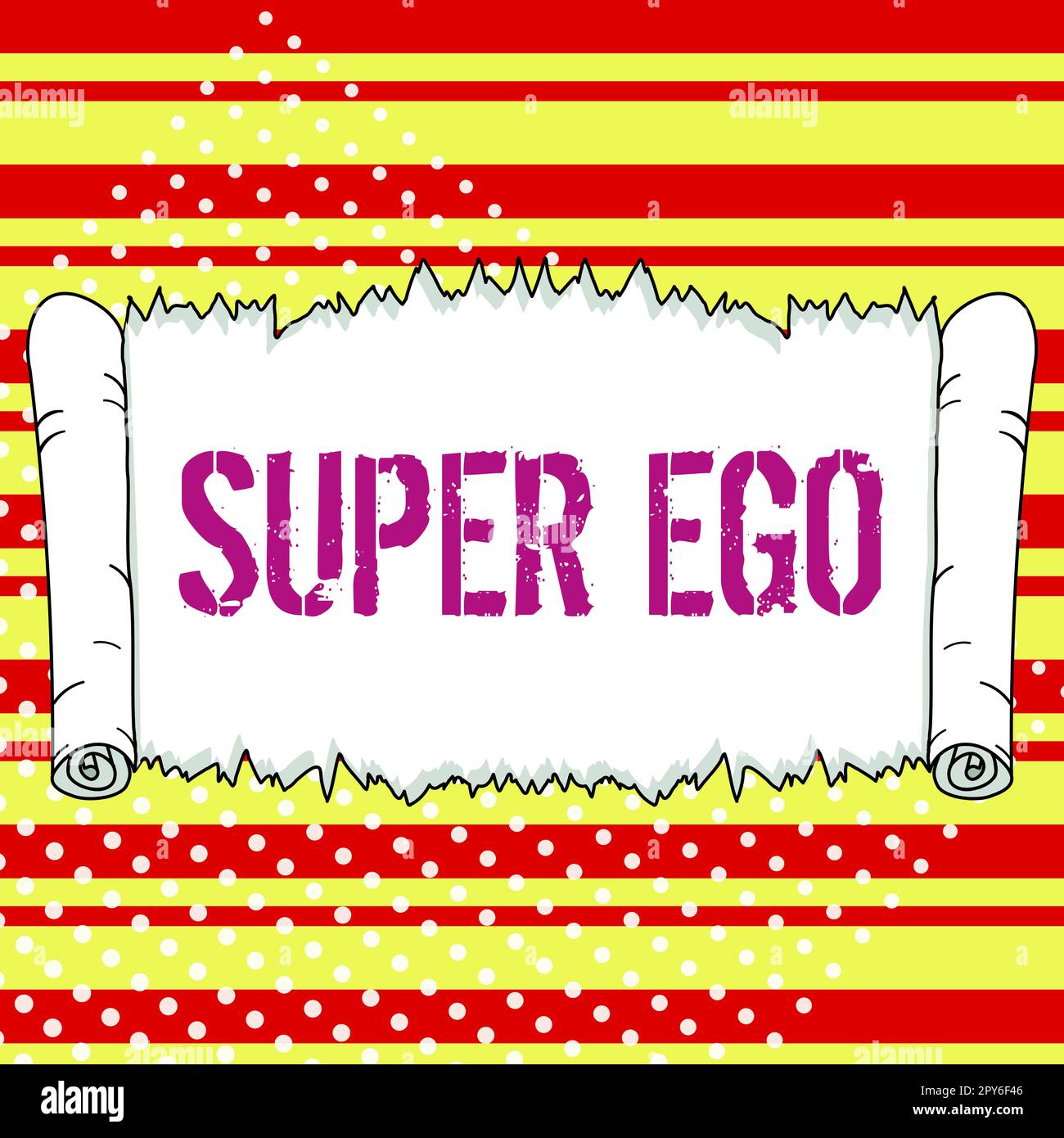 Writing displaying text Super Ego. Business concept The I or self of ...