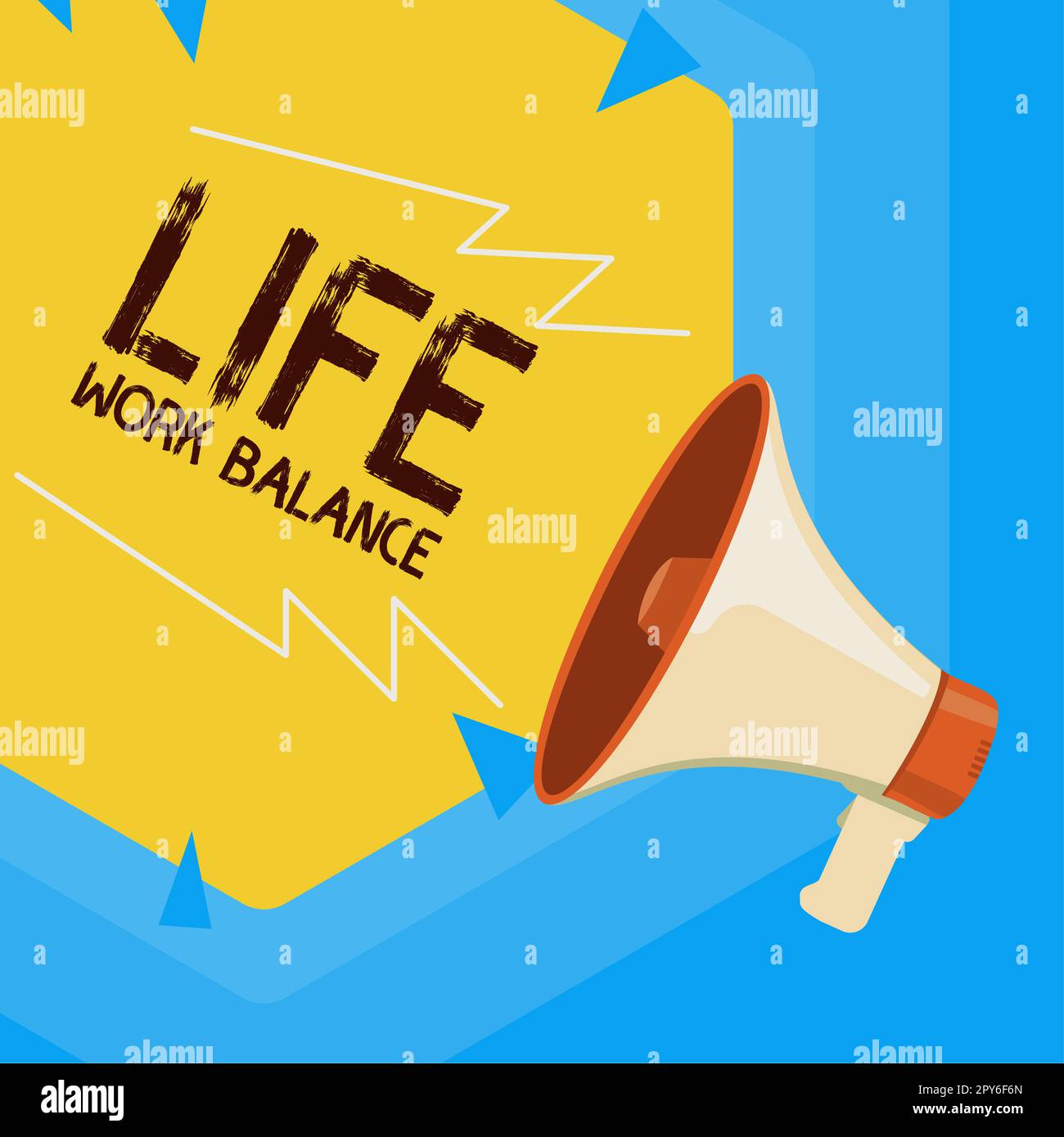 Conceptual display Life Work Balance. Concept meaning stability person ...