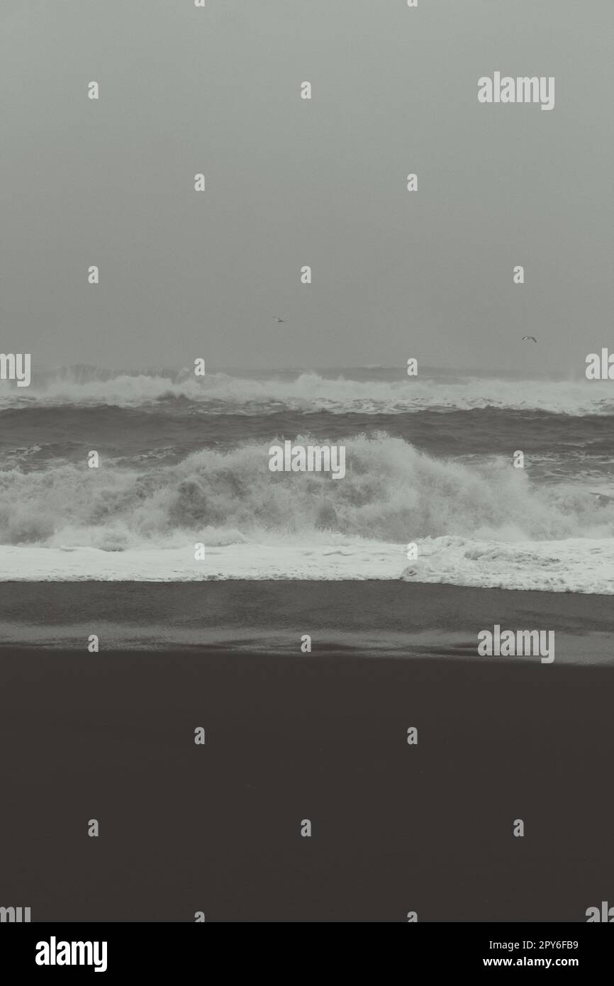 Coast on stormy day hi-res stock photography and images - Alamy