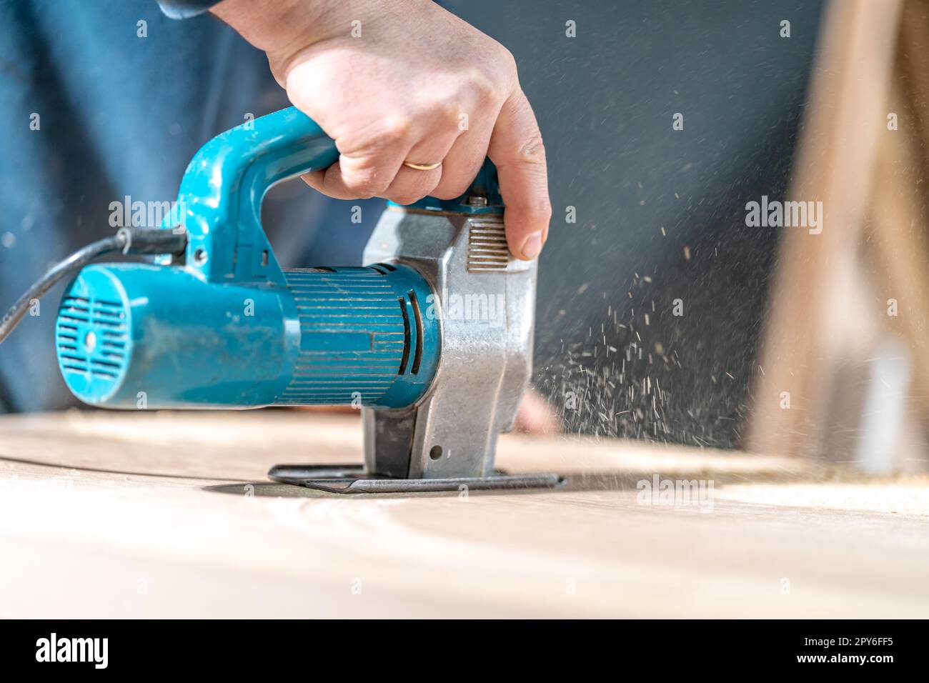 Construction carpentry electric hand hi-res stock photography and ...