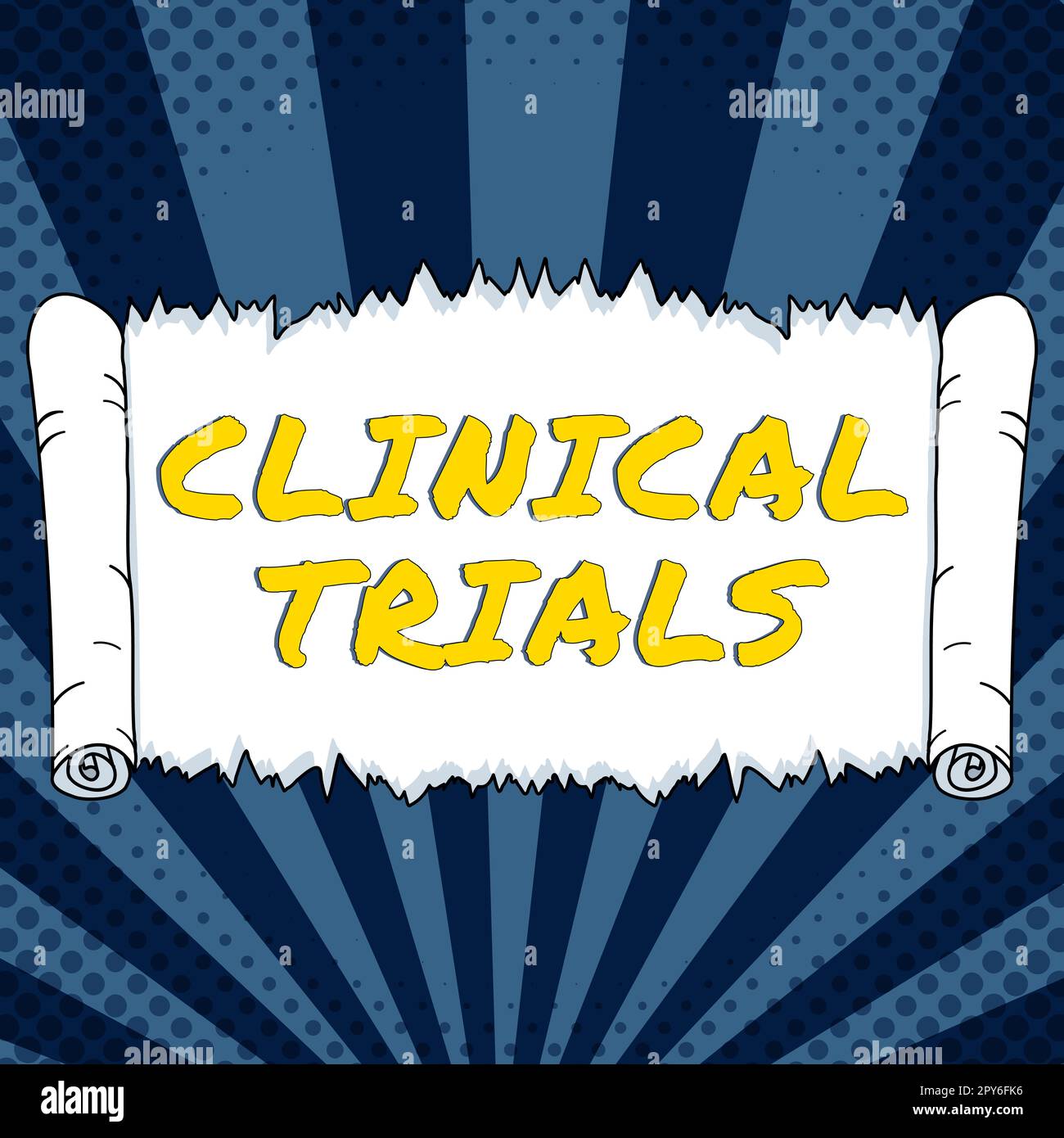 Hand writing sign Clinical Trials. Business overview Research ...