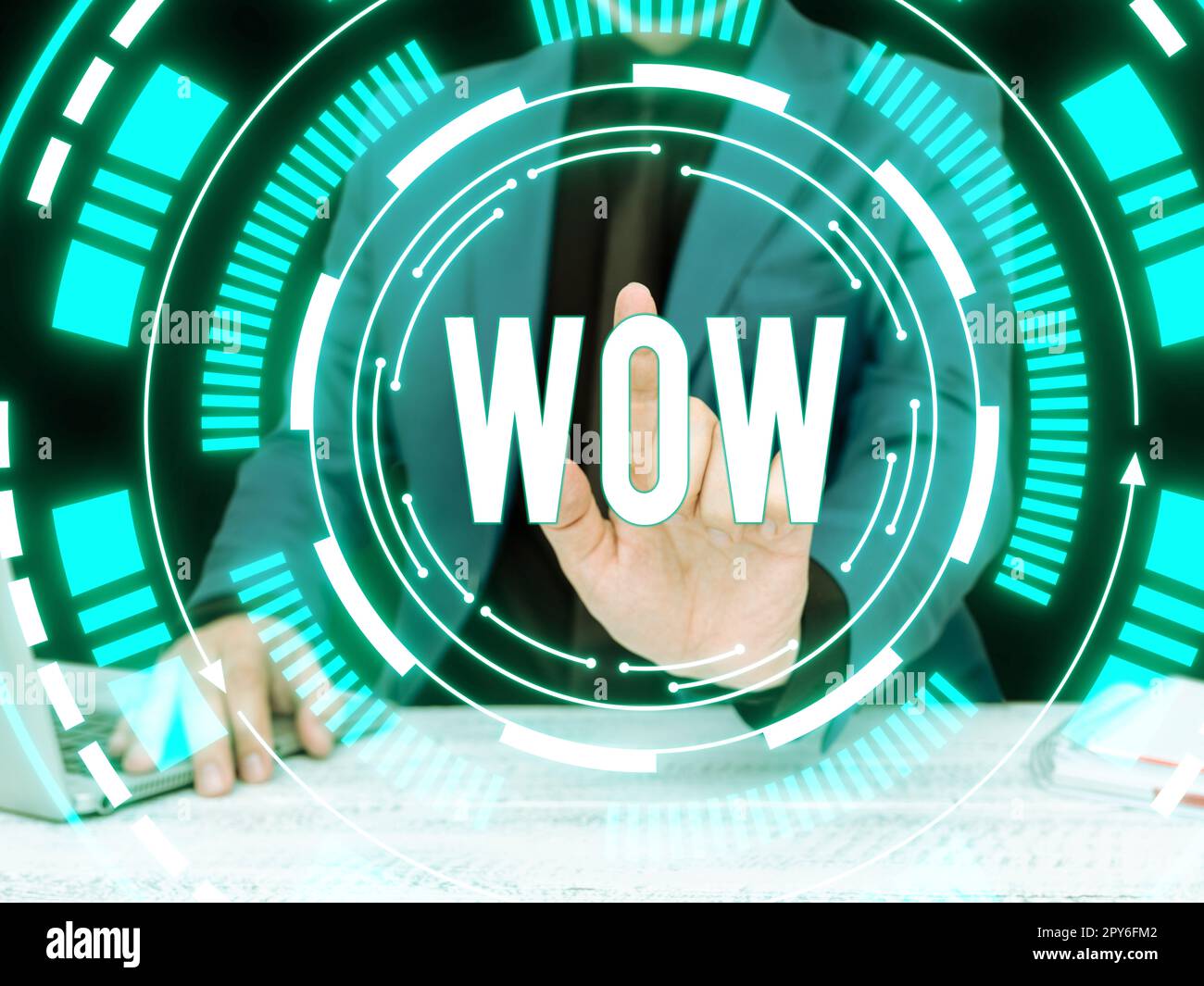 Writing displaying text Wow. Conceptual photo Expressing astonishment ...