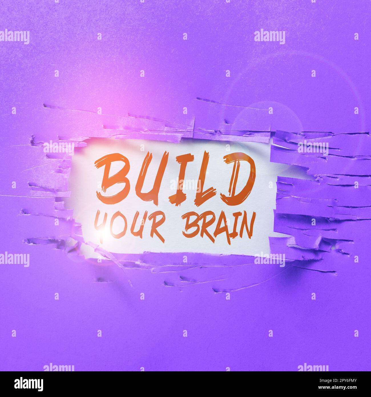 Conceptual display Build Your Brain. Business concept mental activities ...