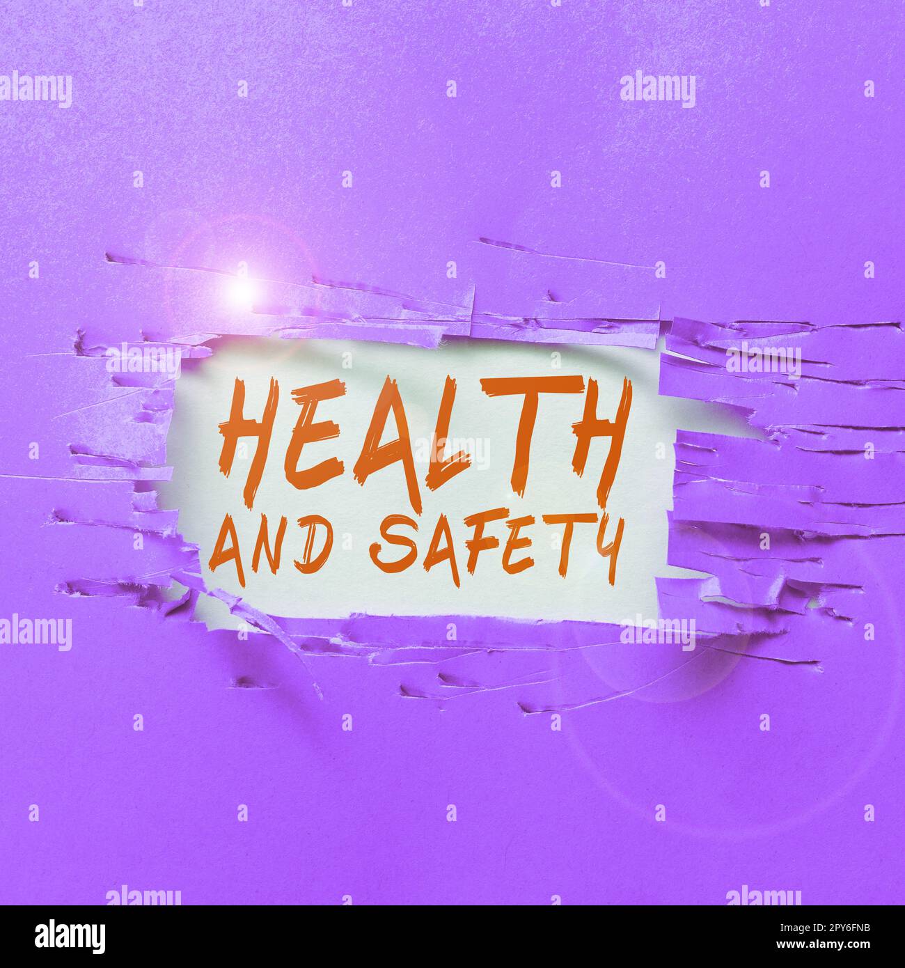 Handwriting text Health And Safety. Word Written on Taking the ...