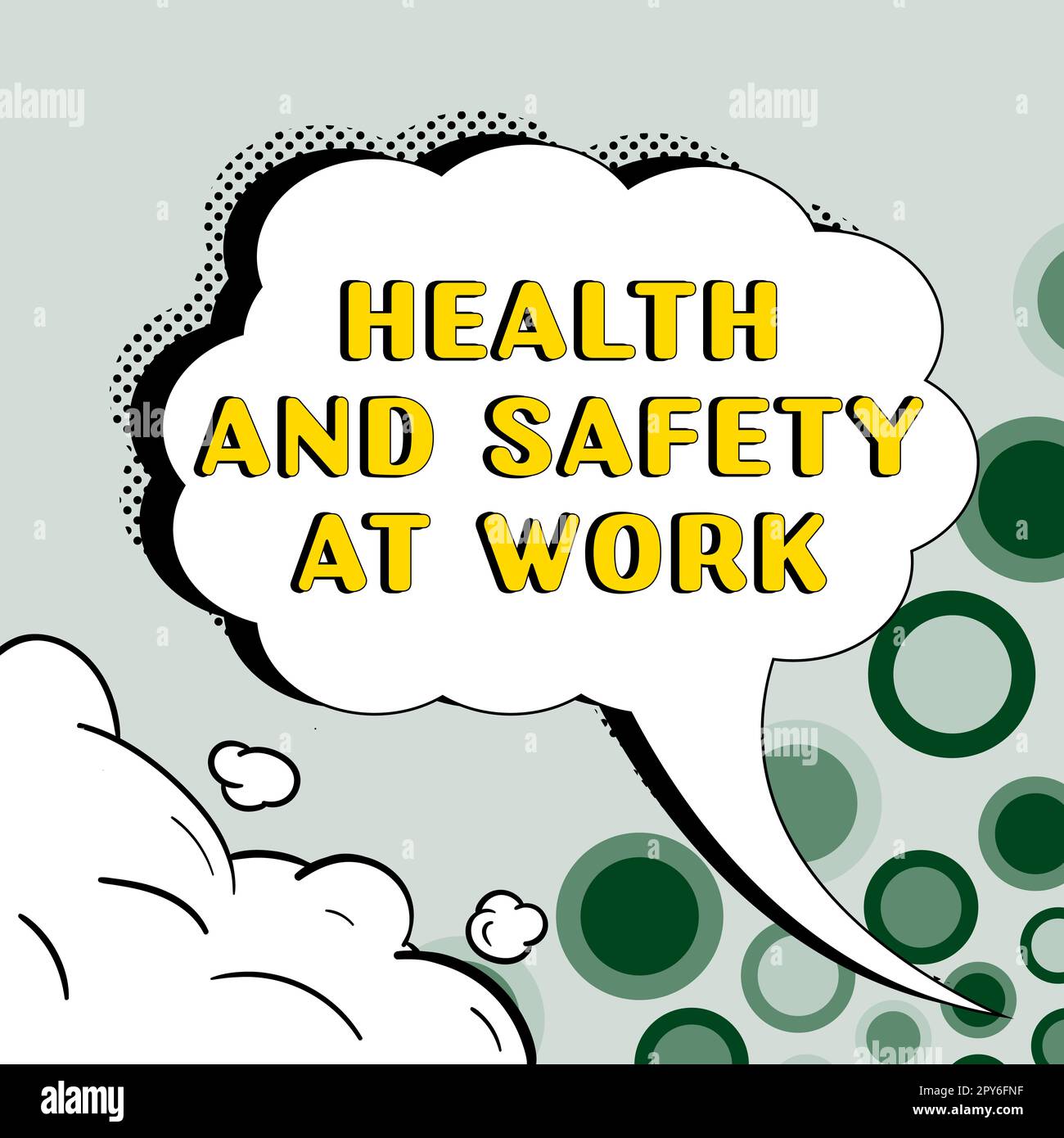 Inspiration showing sign Health And Safety At Work. Business idea ...