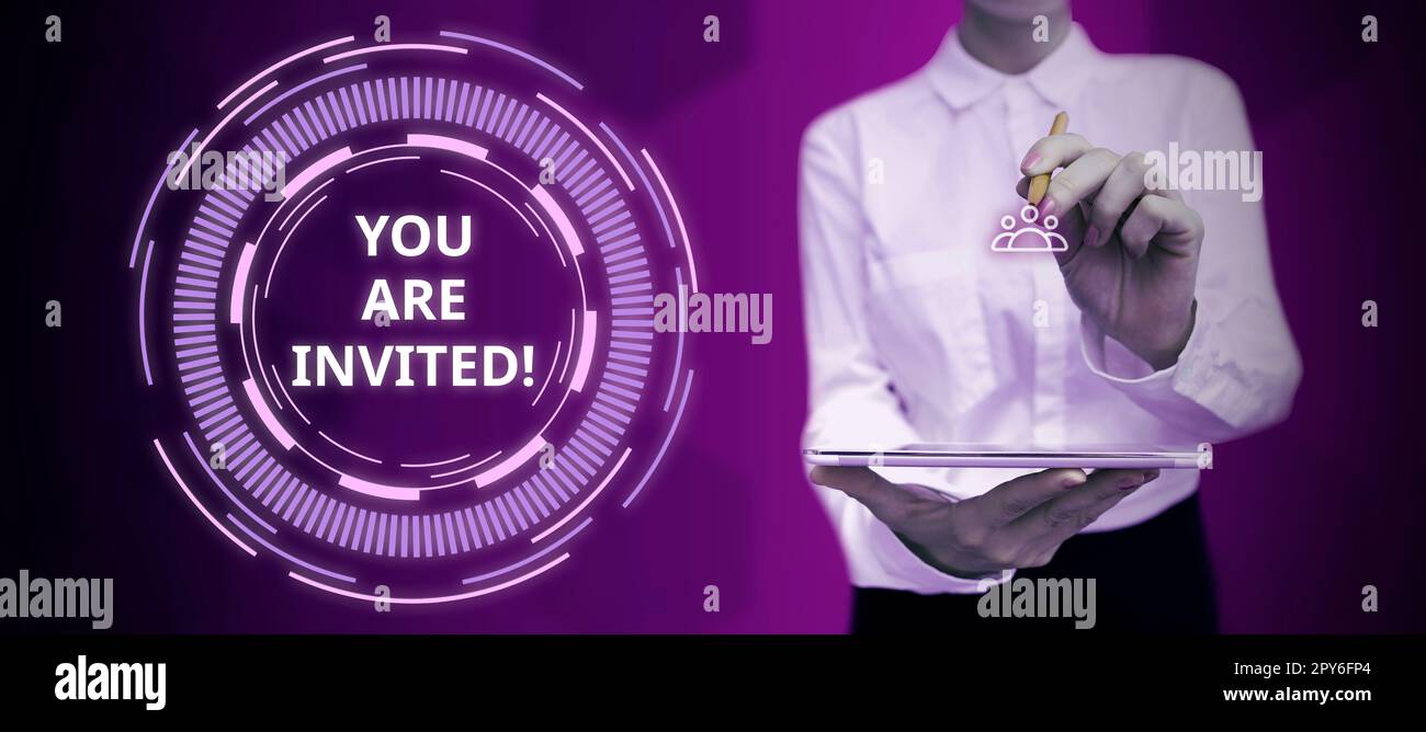 Conceptual display You Are Invited. Word for Receiving and invitation ... Conceptual display You Are Invited. Word for Receiving and invitation ...
