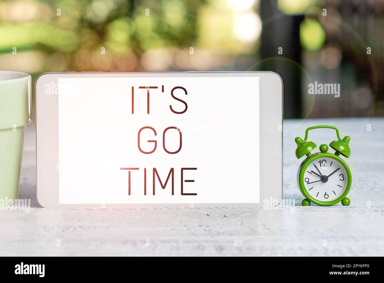 Conceptual display It's Go Time. Business idea A period to undertake ...