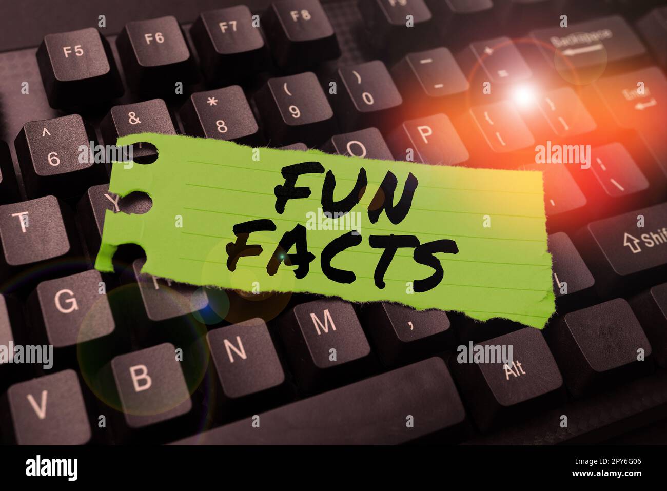 Handwriting text Fun Facts. Word for short interesting trivia which ...