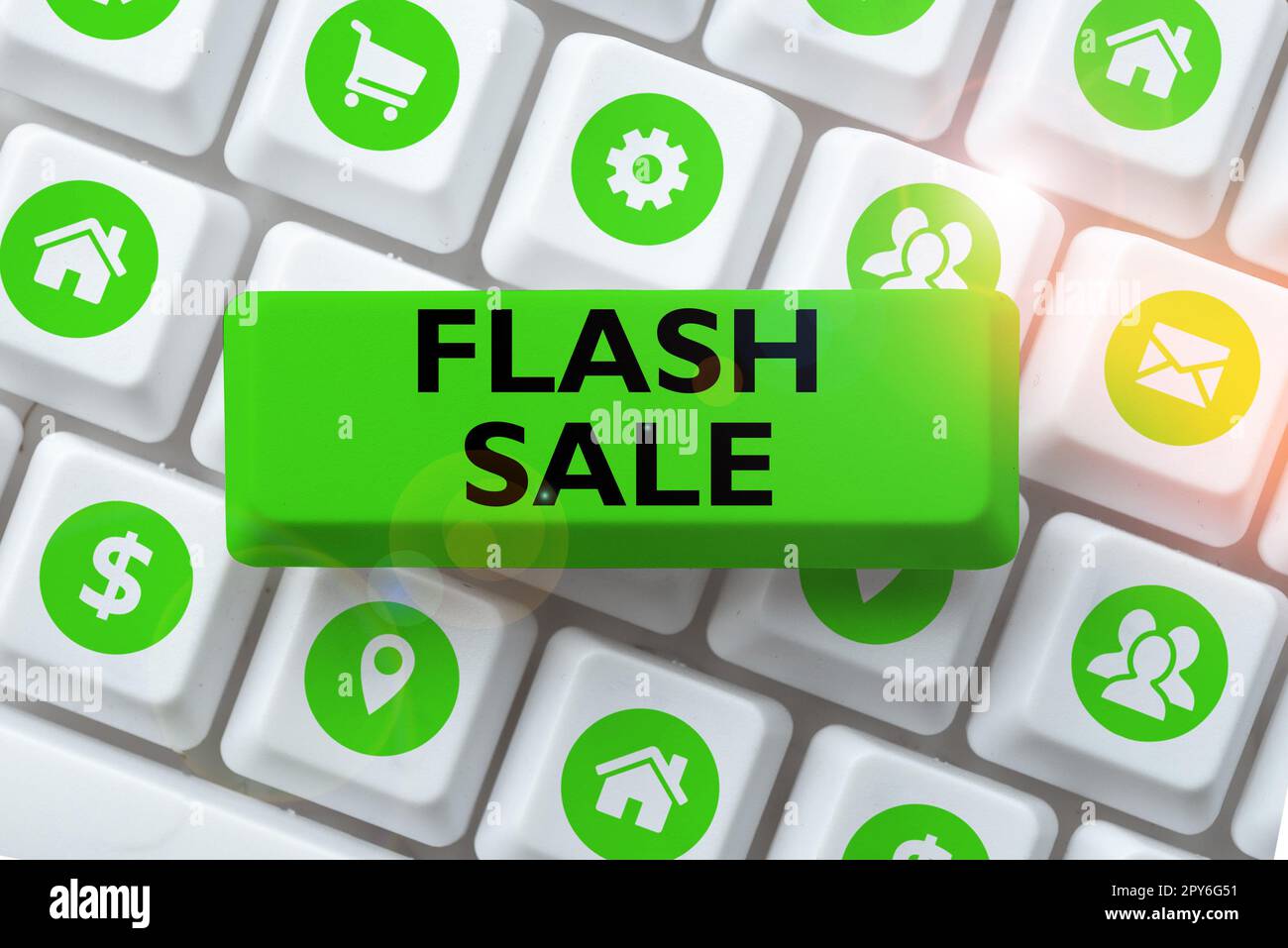 Hand writing sign Flash Sale. Business approach a sale of goods at ...