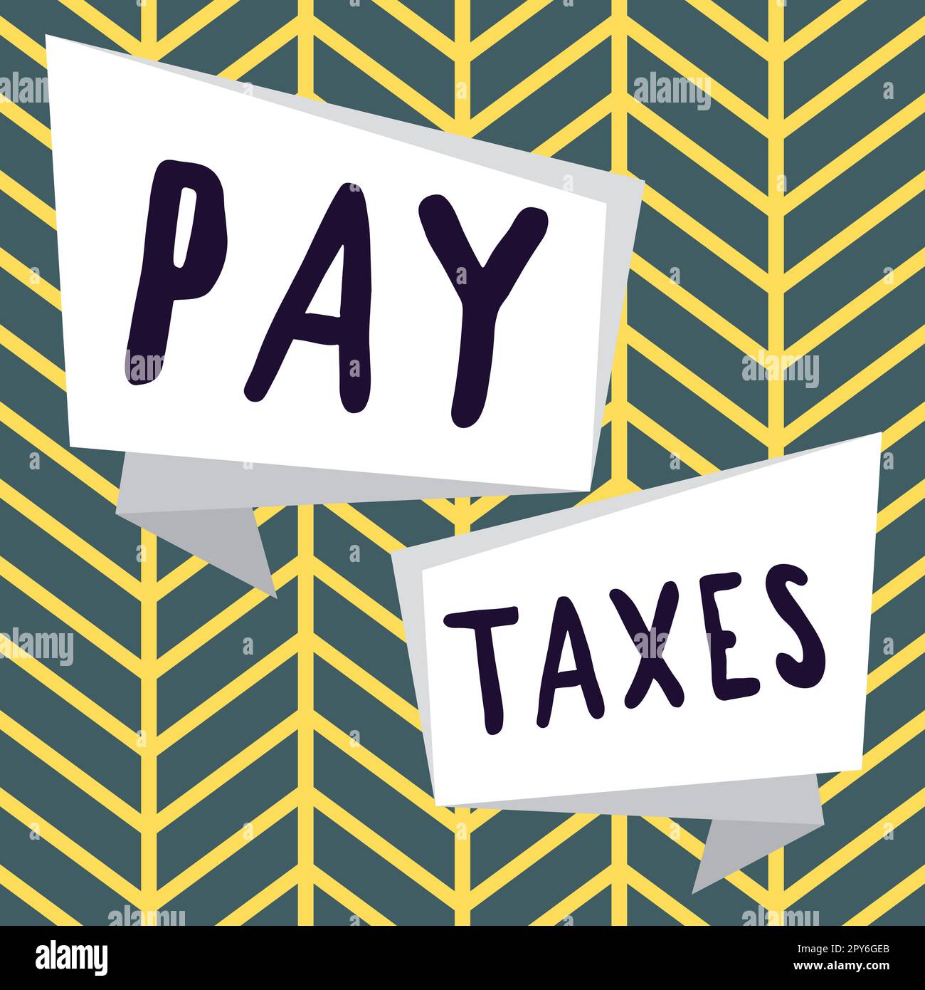 Text sign showing Pay Taxes. Internet Concept processing taxation and ...
