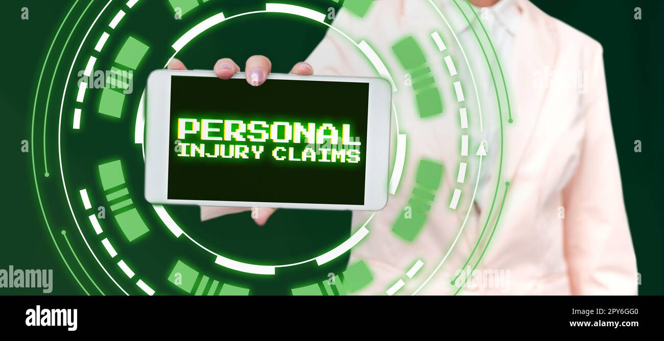 Conceptual caption Personal Injury Claims. Concept meaning being hurt ...